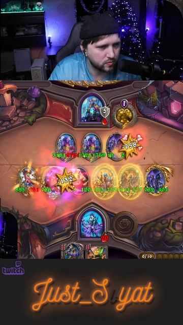 Наги через надоеду =) #hsbg  #just_svyat #heartstone #хартстоун #стрим