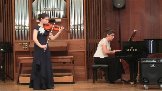 Елизавета Кузьмич (скрипка) - Анатолий Комаровский "Концерт ми минор, 1 часть"