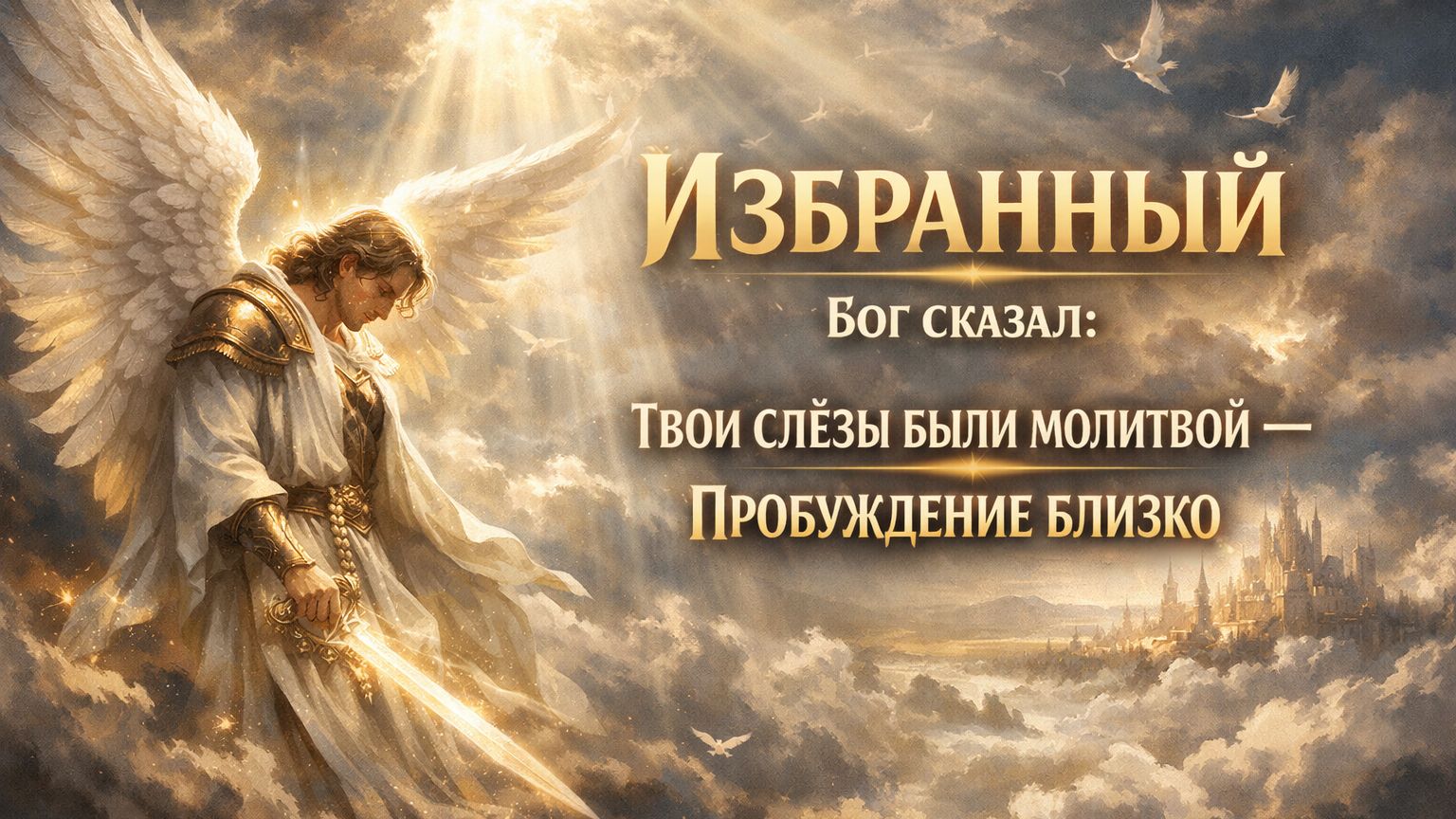 ИЗБРАННЫЙ 😢 БОГ СКАЗАЛ: ТВОИ СЛЁЗЫ БЫЛИ МОЛИТВОЙ — ПРОБУЖДЕНИЕ БЛИЗКО