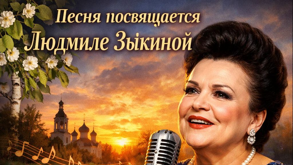 Песня "Голос, что грел душу" Посвящается Людмиле Зыкиной