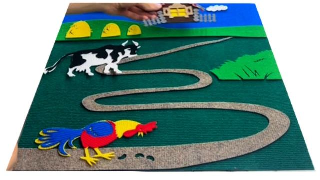 Игра театр-сказка для детей 3+ «Петух и бобовое зёрнышко»