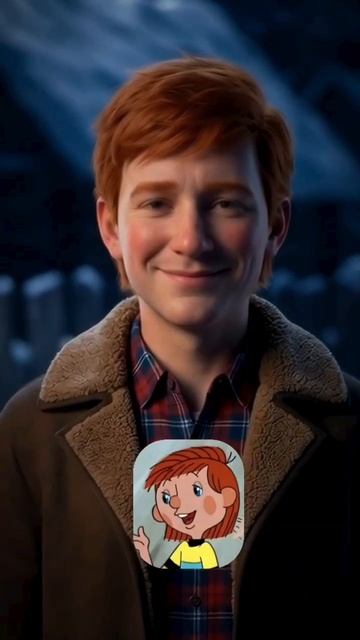 Встреча героев мультфильмов друг с другом