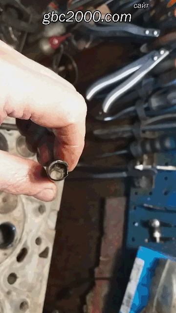 Почему оторвало тарелку клапана одна из возможных причин Руслан Васильев Горловка ремонт ГБЦ Форд2,2