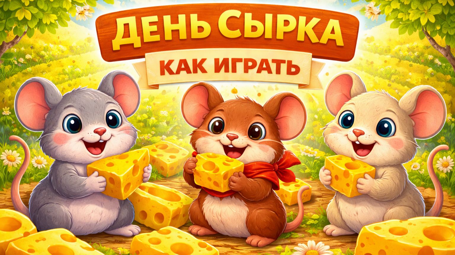 День сырка — правила настольной игры | Как играть с детьми