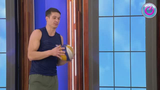 Разминка волейболистов — отличная утренняя зарядка!