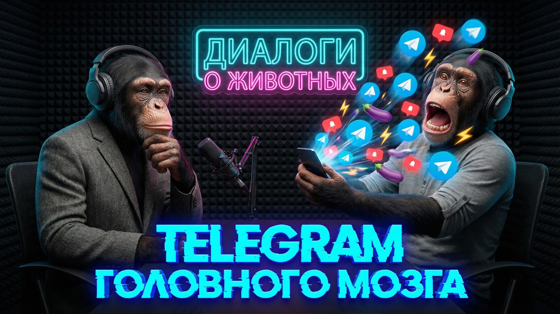 Диалоги о животных. Выпуск 11. Telegram головного мозга