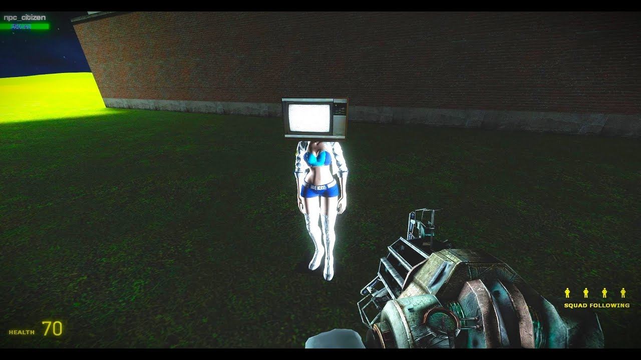 Anime Teen in garrys mod ! Fighting with Girls TV Woman Аниме-подросток в Garry’s Mod!