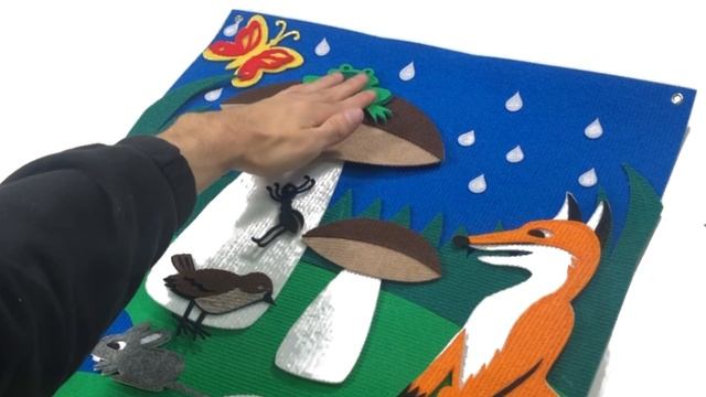 Игра театр-сказка для детей 3+ «Под грибом»