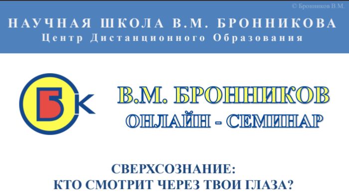 0017. 08.05.2010 Вебинар. Сверхсознание - кто смотрит через твои глаза