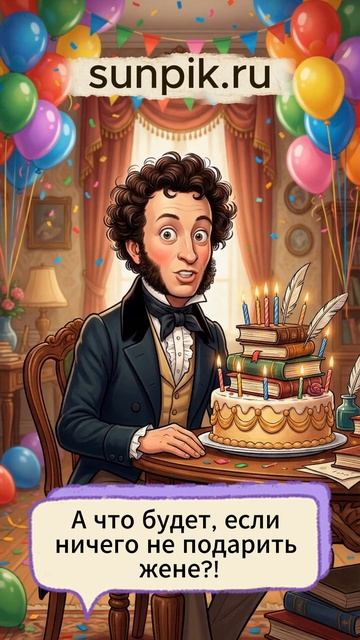 Что будет, если НИЧЕГО не подарить жене? 🎩 | Спроси у Пушкина №2