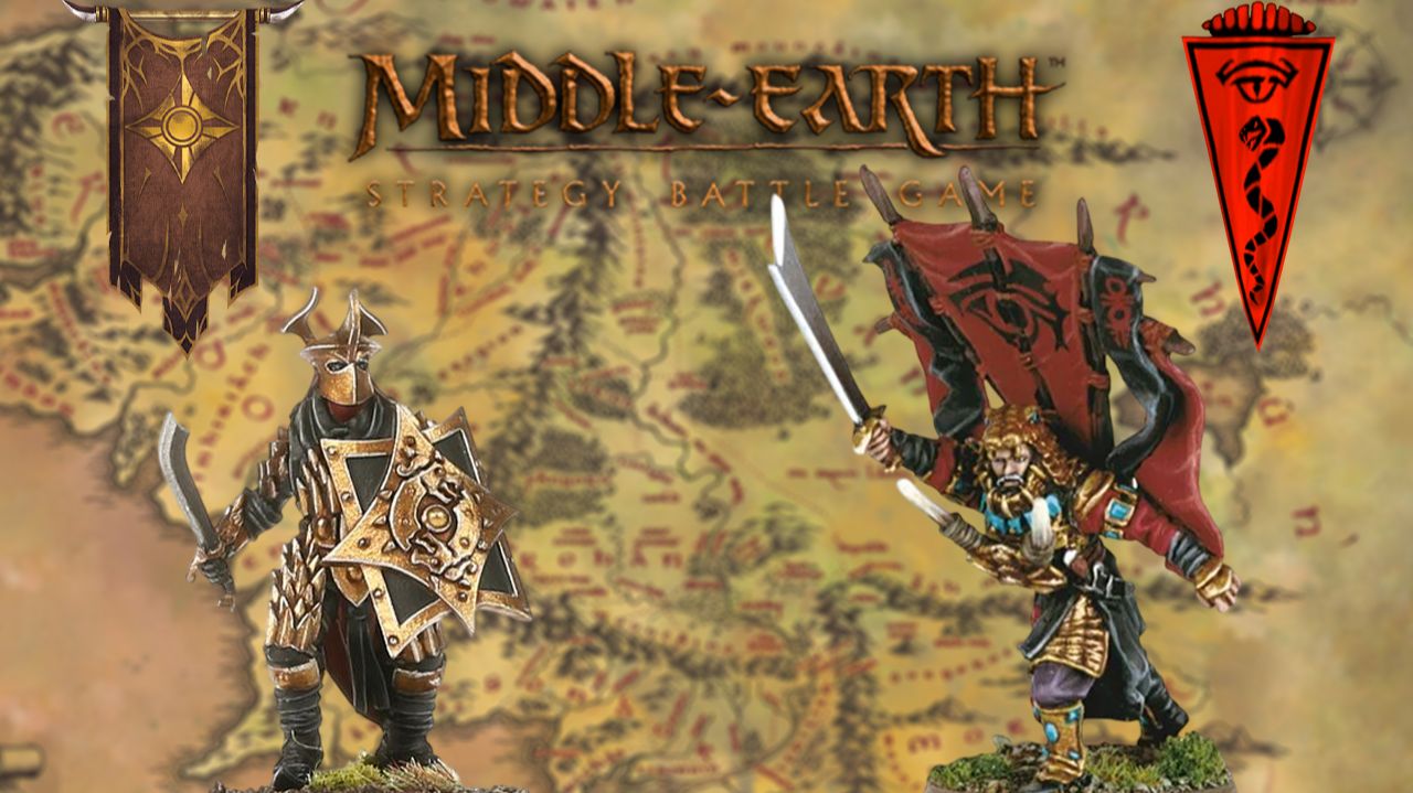 Обучающий БАТТЛРЕПОРТ настольный Властелин Колец Харад/Истерлинги Middle-earth Strategy Battle Game