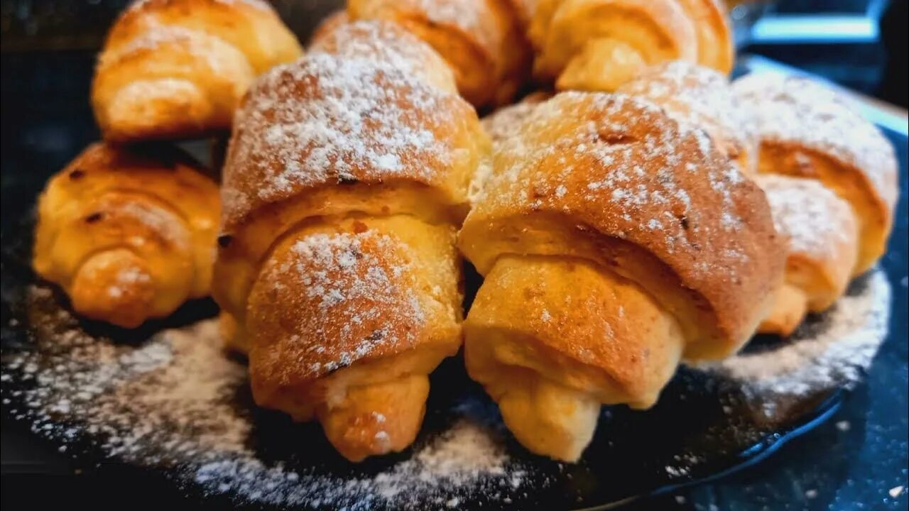 Творожные рогалики😋