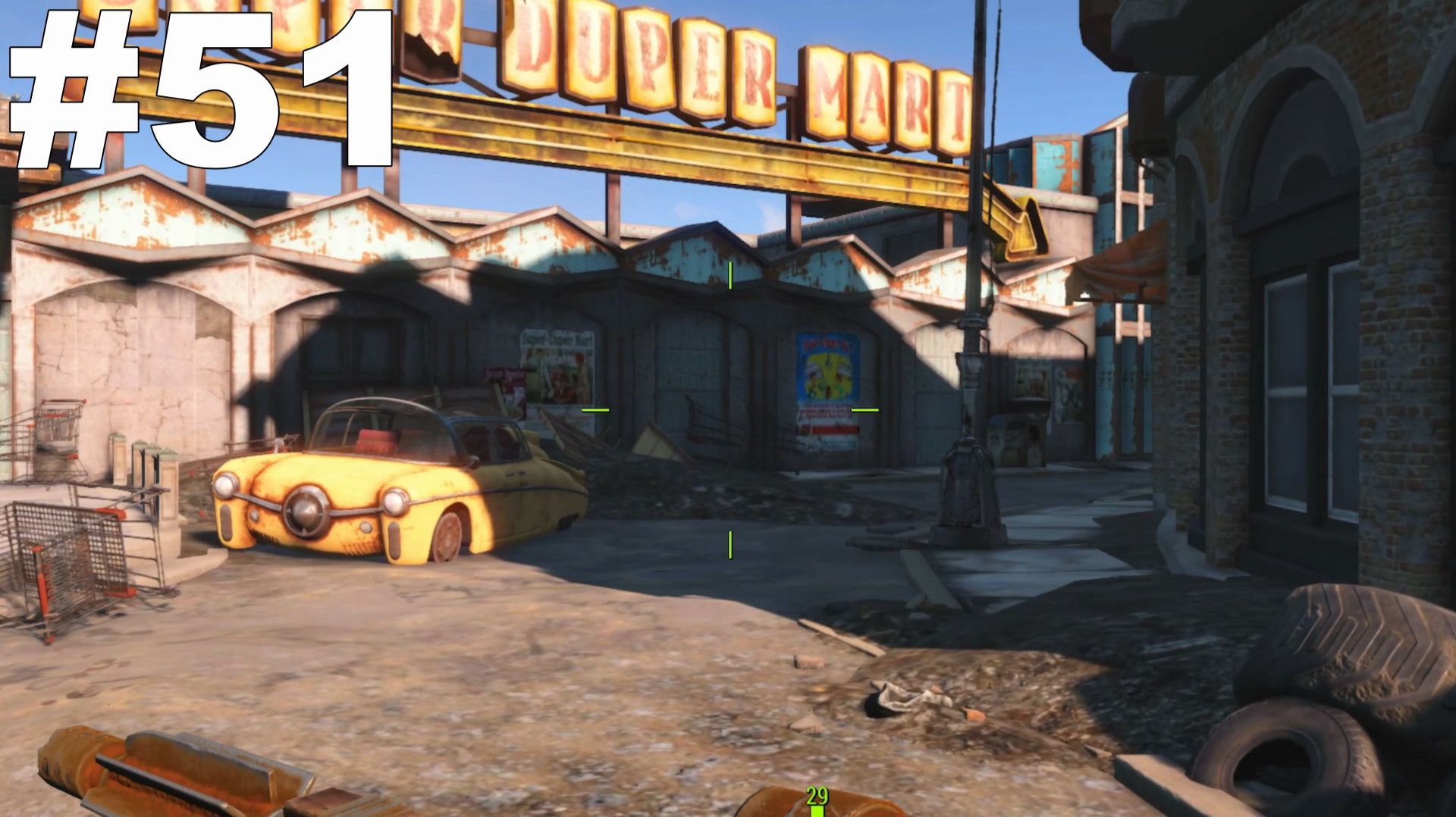 ▶Fallout 4. Кантри - Кроссинг: Дикие гули(Супермаркет). #51