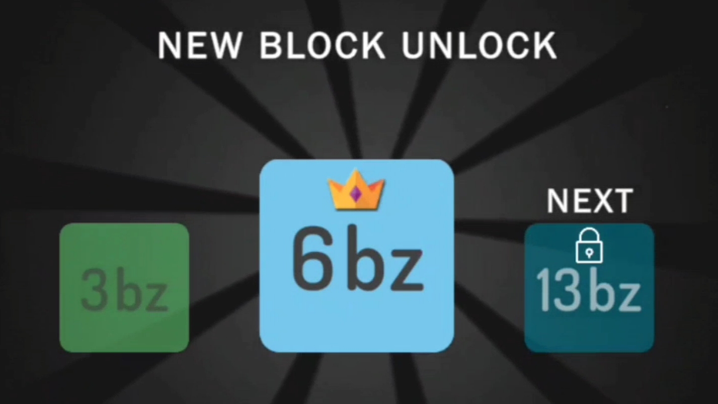 X2 Blocks (1bz → 3bz → 6bz)