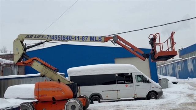 Дизельный коленчатый самоходный подъемник на 20м