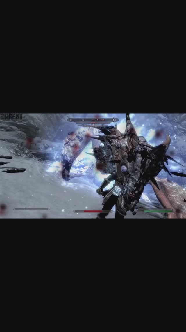 🎞️The Elder Scrolls V: Skyrim. Укус дракона.