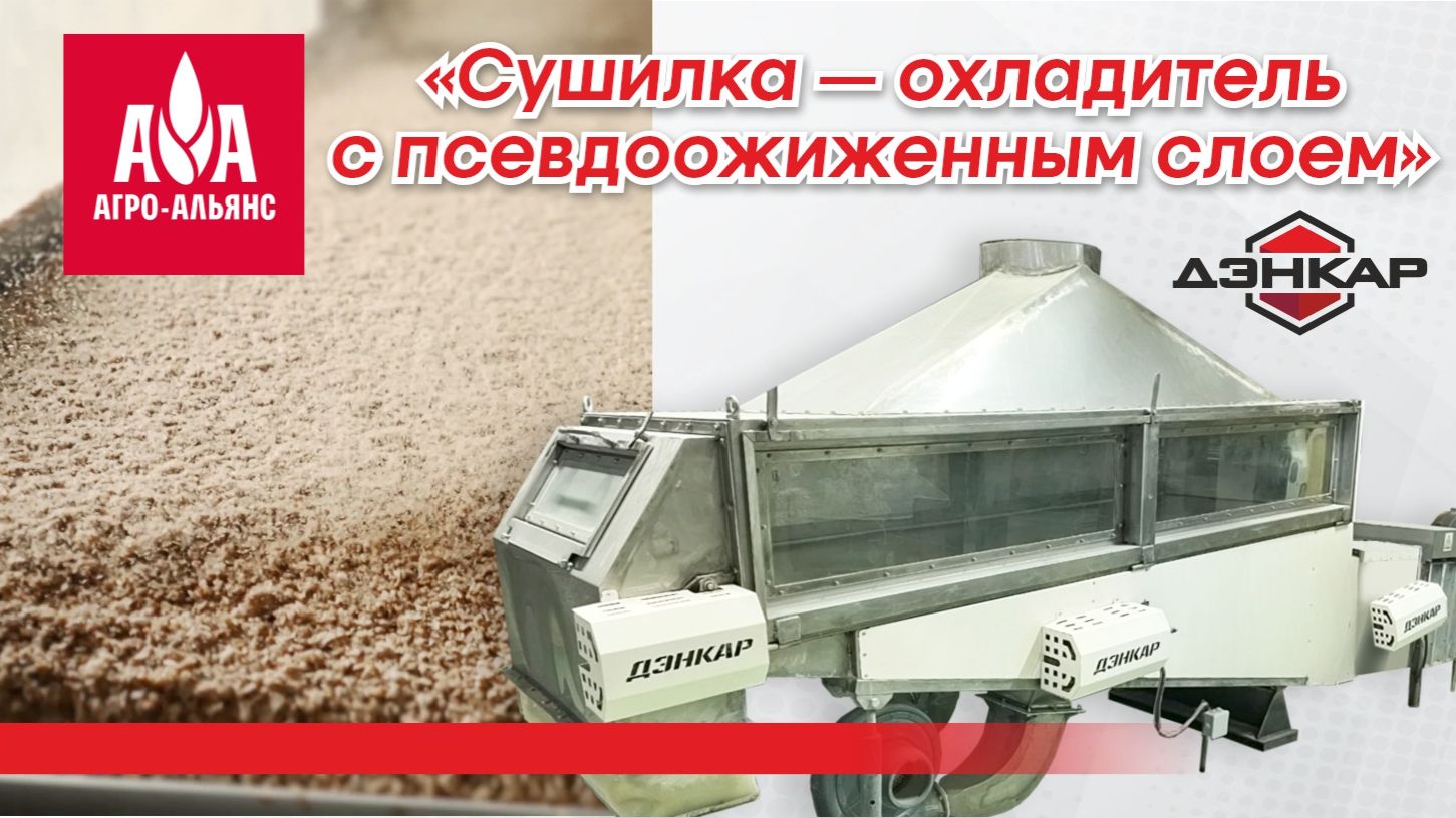 Сушилка-охладитель с псевдоожиженным слоем. ДЭНКАР.