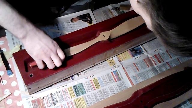 №15- Раскрыл матрицу , достал мастер модель винта .