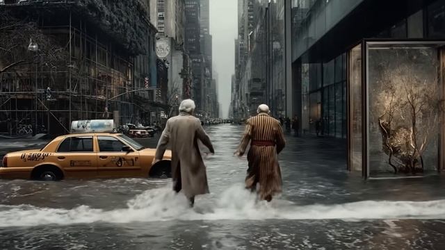 I Dream of Floods 🌊 ｜ Surreal AI Animation (Midjourney + VEO3 + Suno) Part I-(1080p30)