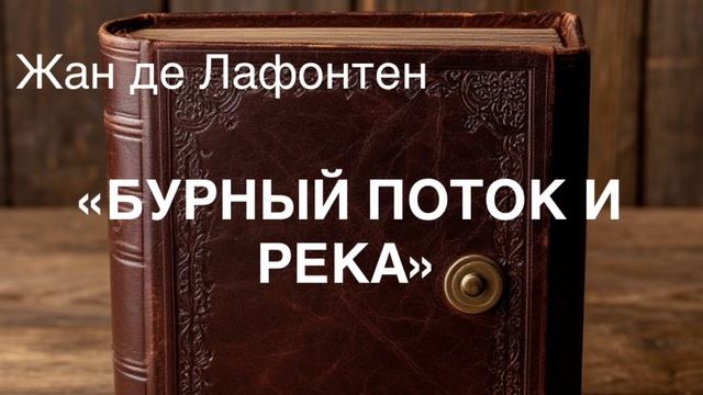 Басня «БУРНЫЙ ПОТОК И РЕКА».