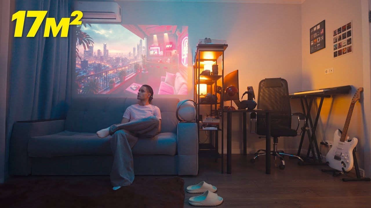 Я создал Идеальное Место для жизни в Квартире 17 м2 - леша комаров