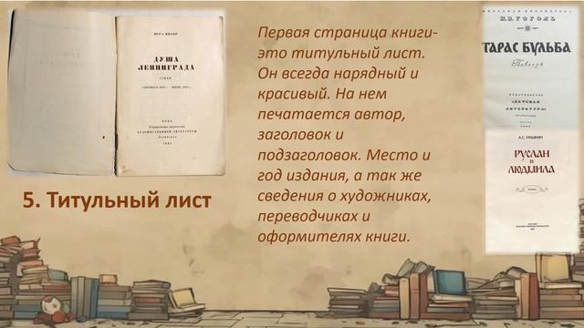 Анатомия книги,структура книги Авт. Гребенникова А.Ю