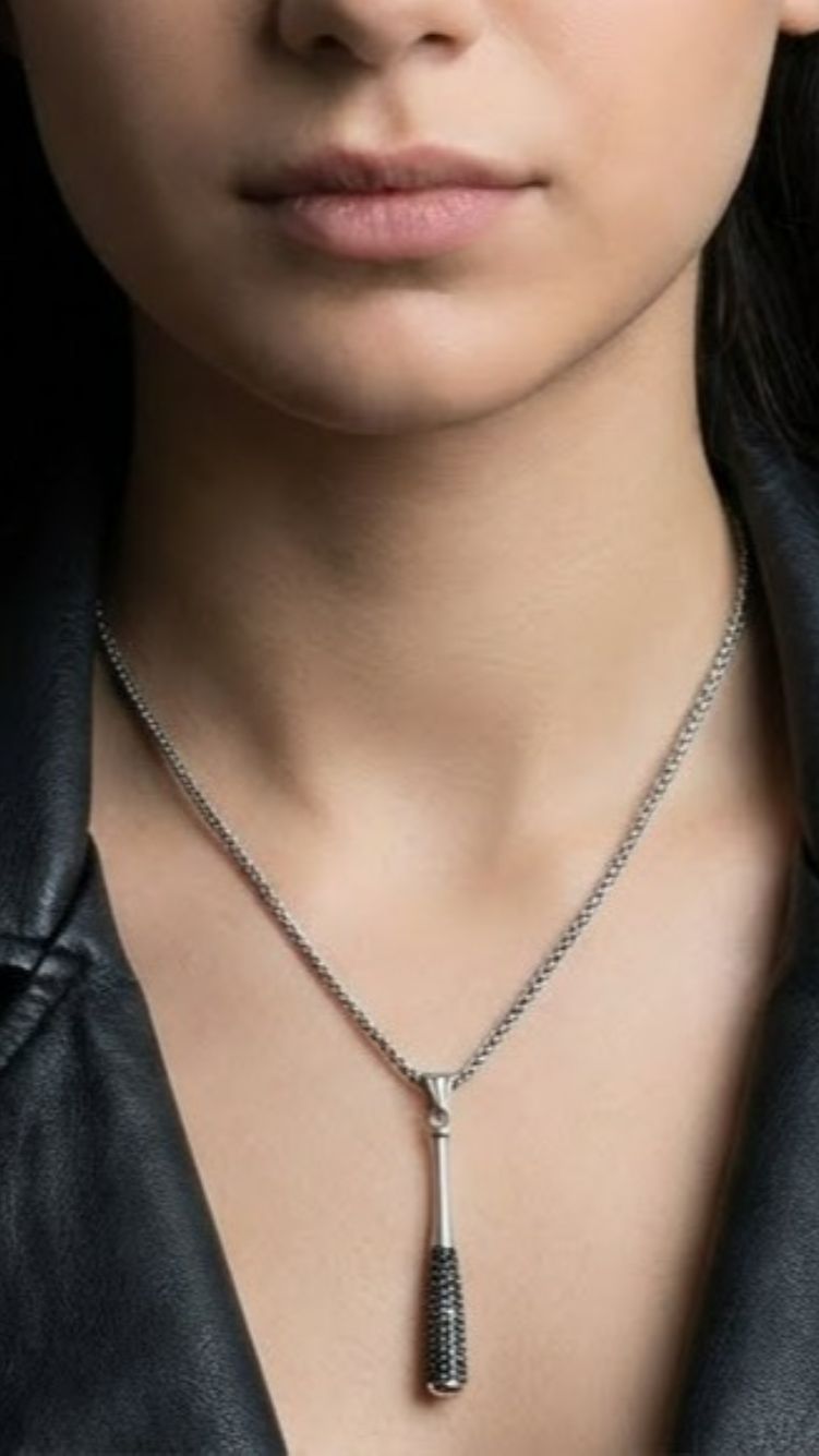 Дизайнерская подвеска на цепочке "Гламурная бита" от StarfallShop