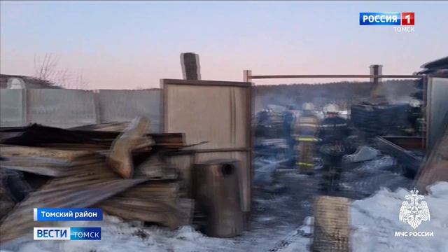 100-летняя бабушка погибла на пожаре в Томском районе