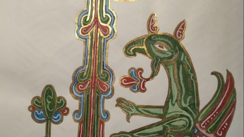 Уставной и составной шрифты. Меломания