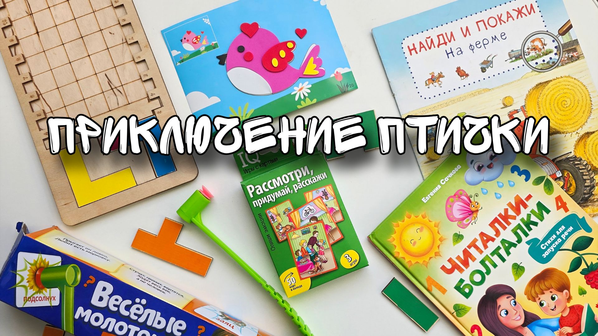 Первая неделя февраля // Приключения птички: Веселые молоточки, катамино, пособия Земцовой