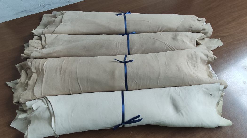 Коробка № АТ029   Кожа МРС светлая для одежды 0,6 – 0,9  мм