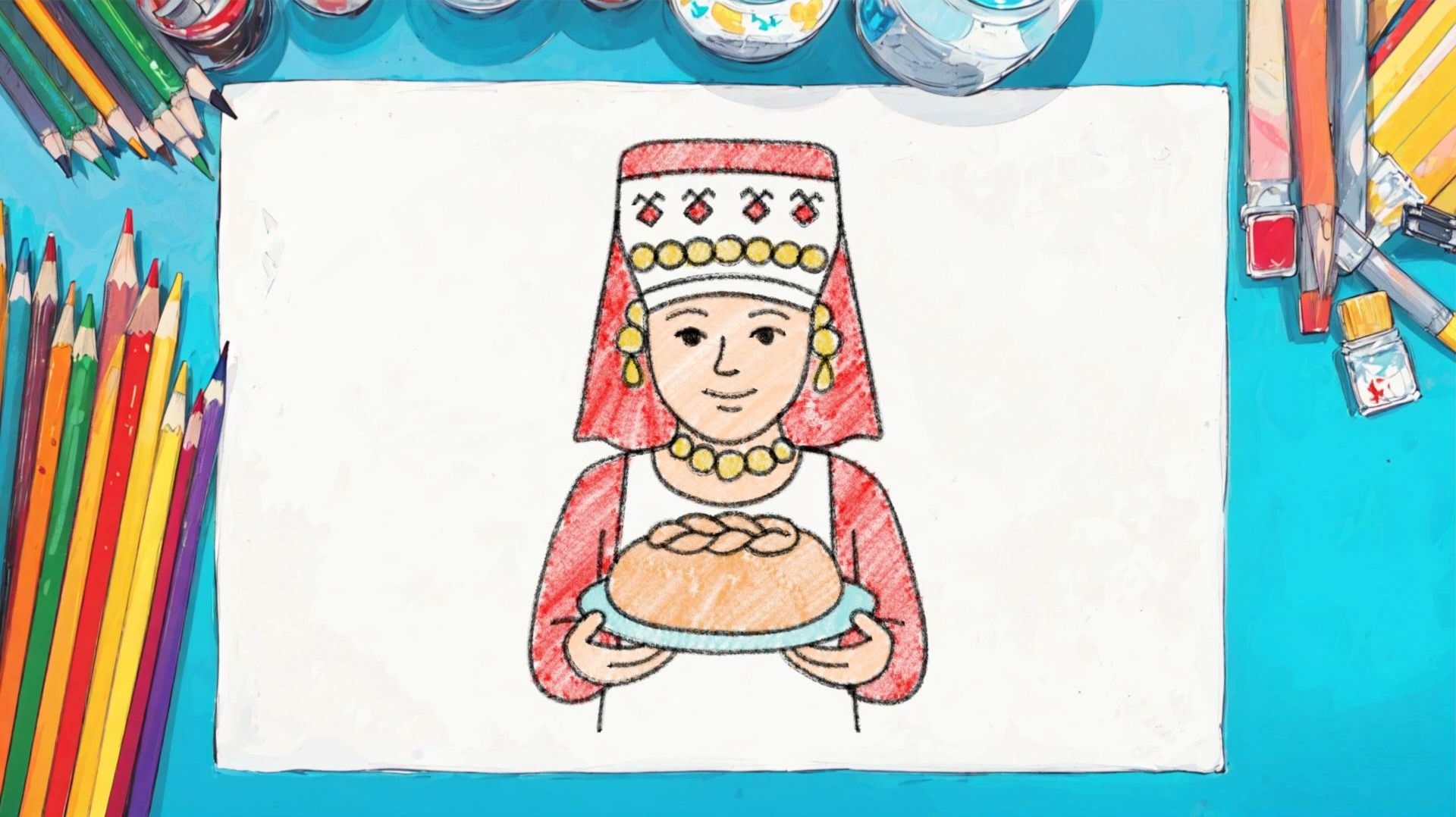 Как нарисовать Улах Сари / ШАЯН Рәссам: Улах Сари