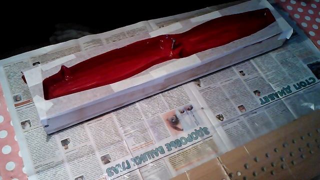 №8- Нанесение 1 слоя гелькоута на винт и крышку матрицы.