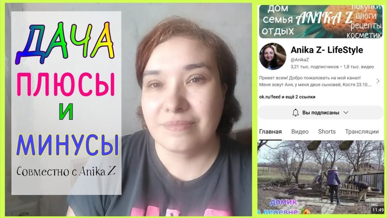 20-2024 ПЛЮСЫ и МИНУСЫ ДАЧИ! совместно с @AnikaZ __ Elena Pero