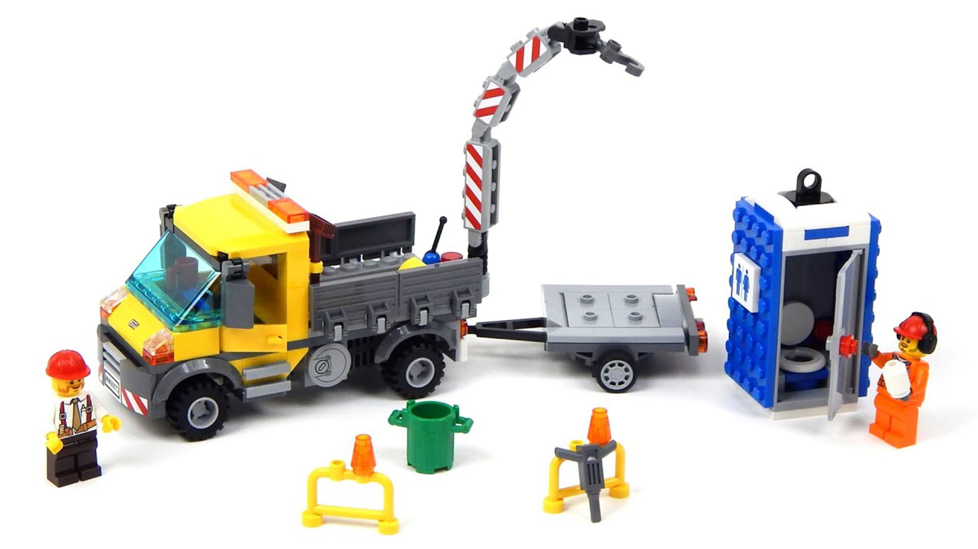 Lego City 60073 Сервисный грузовик в сочетании с набором для сноса 60072