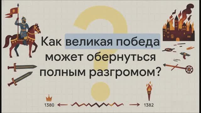 6 класс. Победа на Куликовом поле