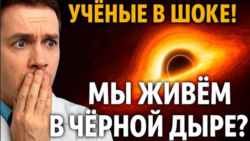 Учёные в ШОКЕ! Новые доказательства, что мы ЖИВЁМ внутри ЧЁРНОЙ ДЫРЫ!» 🌌 Теория, меняющая всё