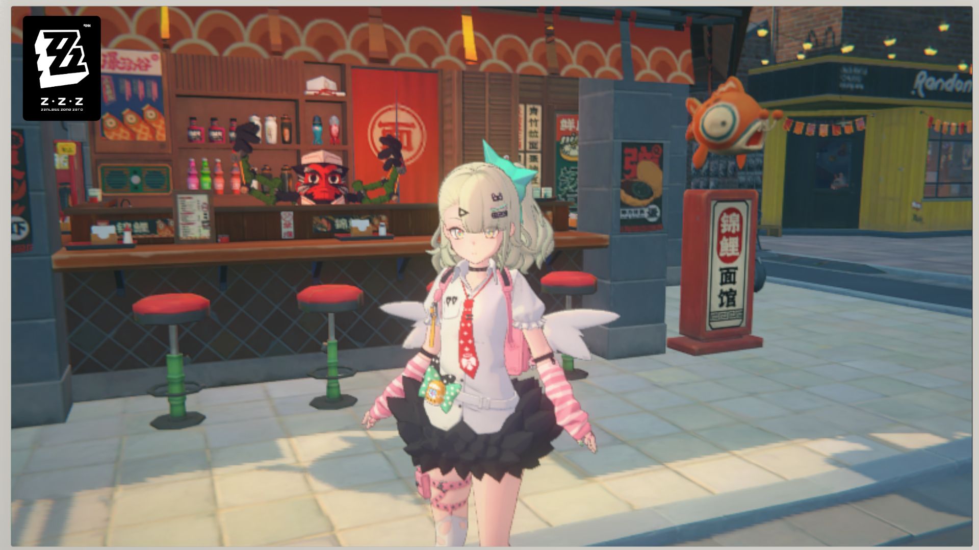 Zenless Zone Zero. |Повседневность: прогулка с Санной.