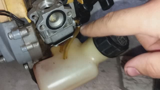 Ремонт карбюратора в триммере Champion T266