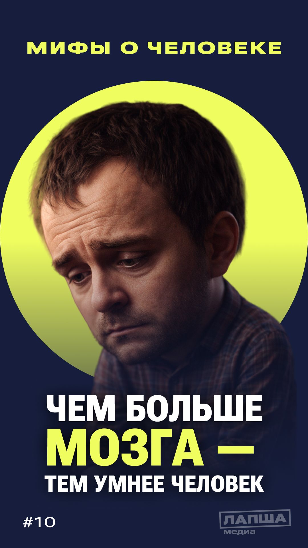 МИФЫ О ЧЕЛОВЕКЕ: чем больше мозга - тем умнее человек