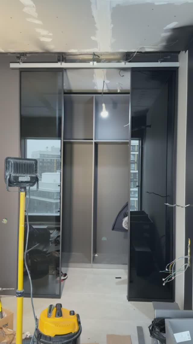 Квартира на ул.Машинная. Раздвижная перегородка «Модерн»