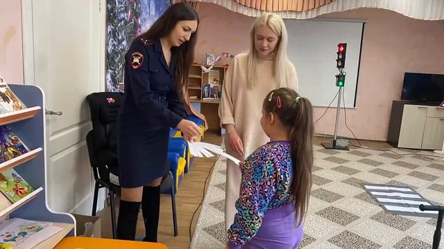 Маленькие пешеходы на практике!