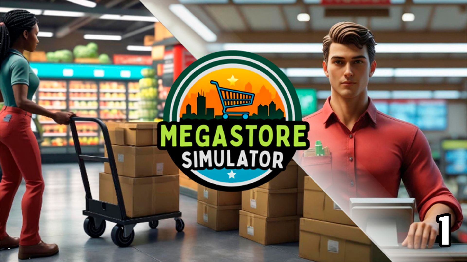 Пекарня в Новом Супермаркете | Megastore Simulator ▶ #1