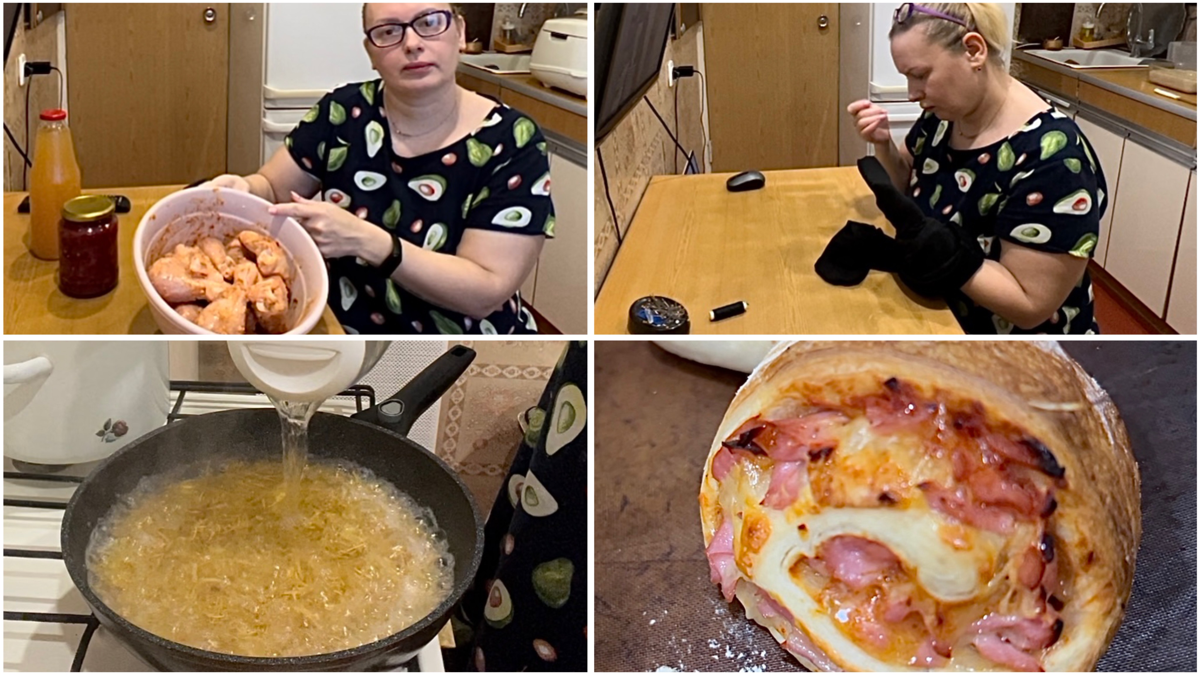 8 февраля. ВОСКРЕСНЫЙ ДЕНЬ. ГОТОВИМ ВМЕСТЕ. ЗАШИВАЮ КОЛГОТКИ.