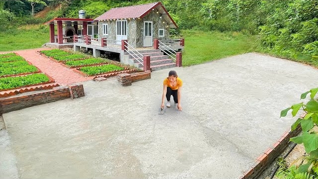 Строю дорогу от ворот к дому. Девушка строит ферму своей мечты. Серия 18. Ли Фук Ви