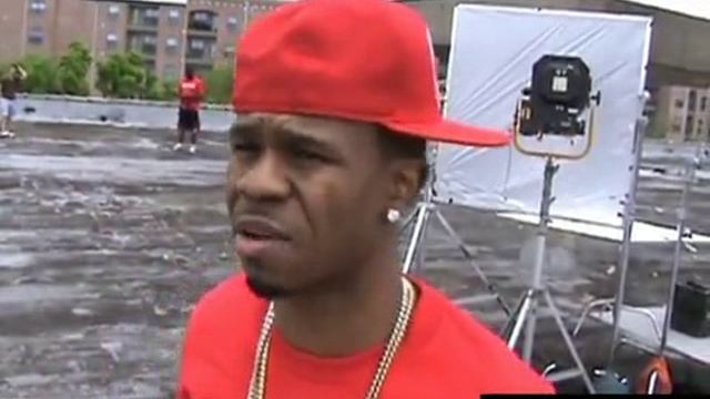 Chamillionaire,Slim Thug,dorrough and Paul Wall on the video set of "Main Event" with Inks