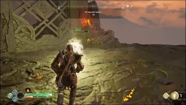PS4 God of War 4 #45 Доп Муспельхеймское Испытание Прохождение