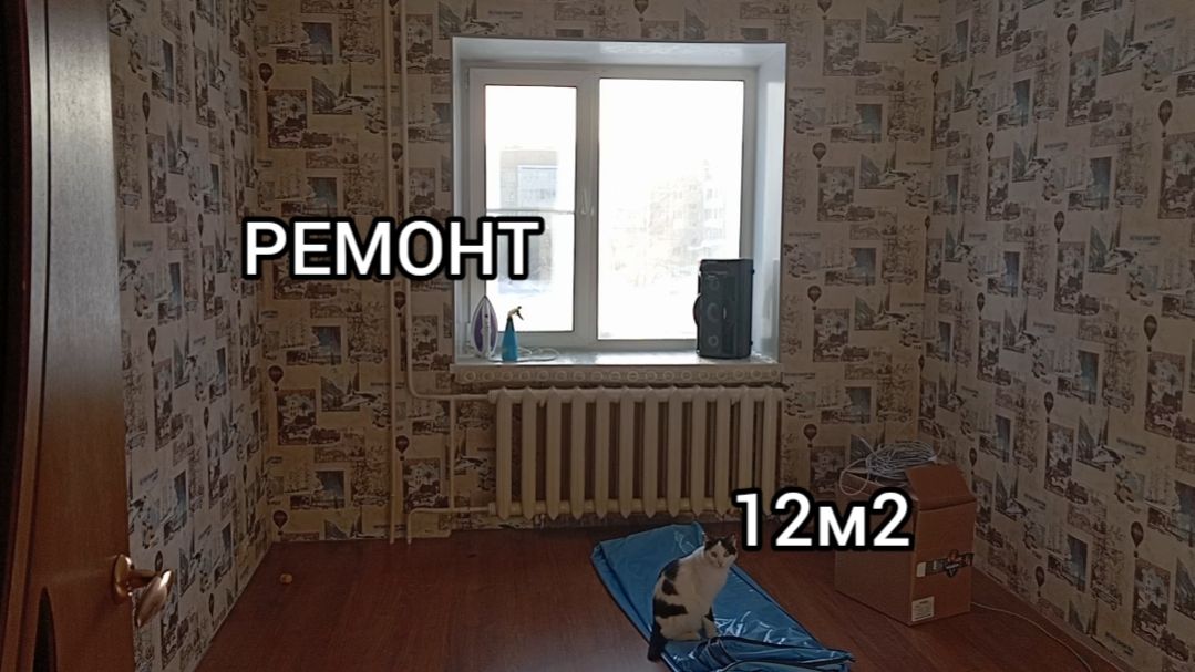 РЕМОНТ СПАЛЬНОЙ КОМНАТЫ на 12м2 🥳