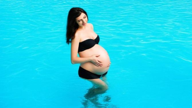 Плавание во время беременности