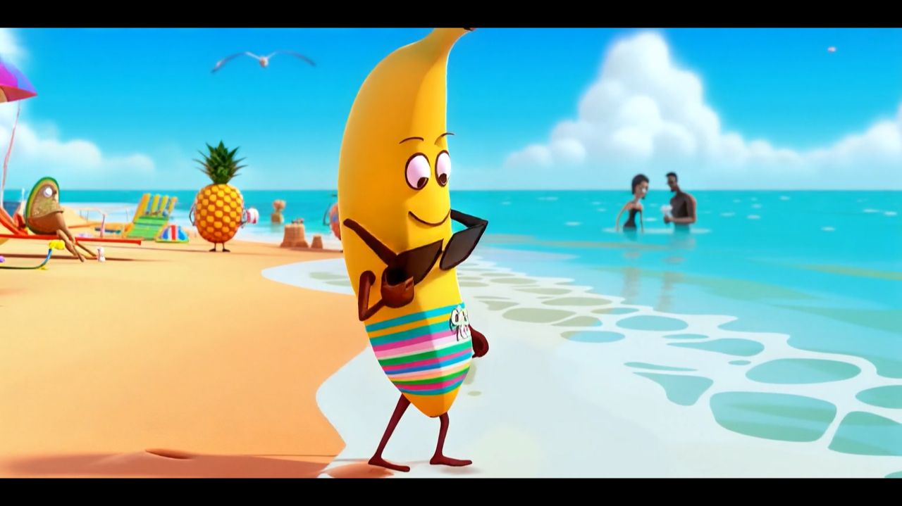 ПРИКЛЮЧЕНИЯ ПРИКОЛЬНОГО БАНАНА🍌 НА ПЛЯЖЕ🍨!! Ура!!🏖️🏝️😎